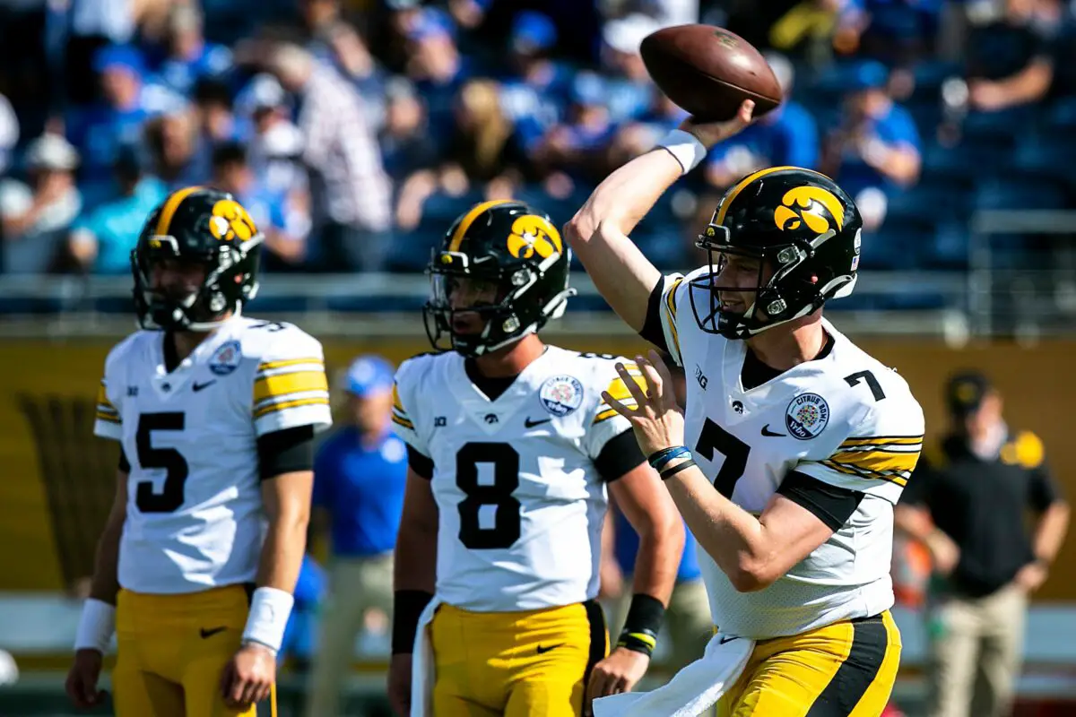 Iowa Hawkeyes' Bowl-Winning Quarterback In Transfer Portal