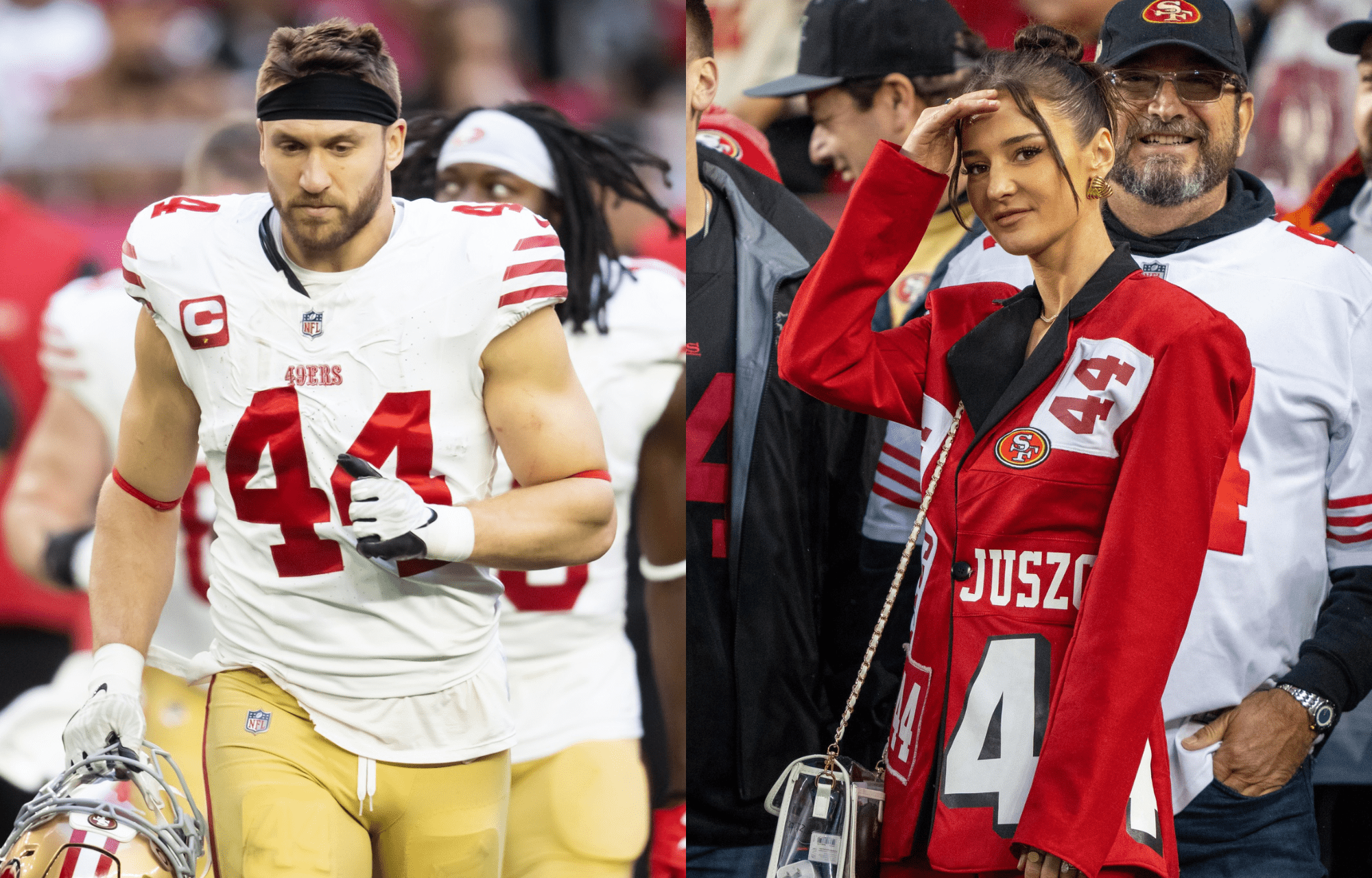 LOOK: Kyle Juszczyk Wife Kristin Unveils Custom 49ers Look Ahead