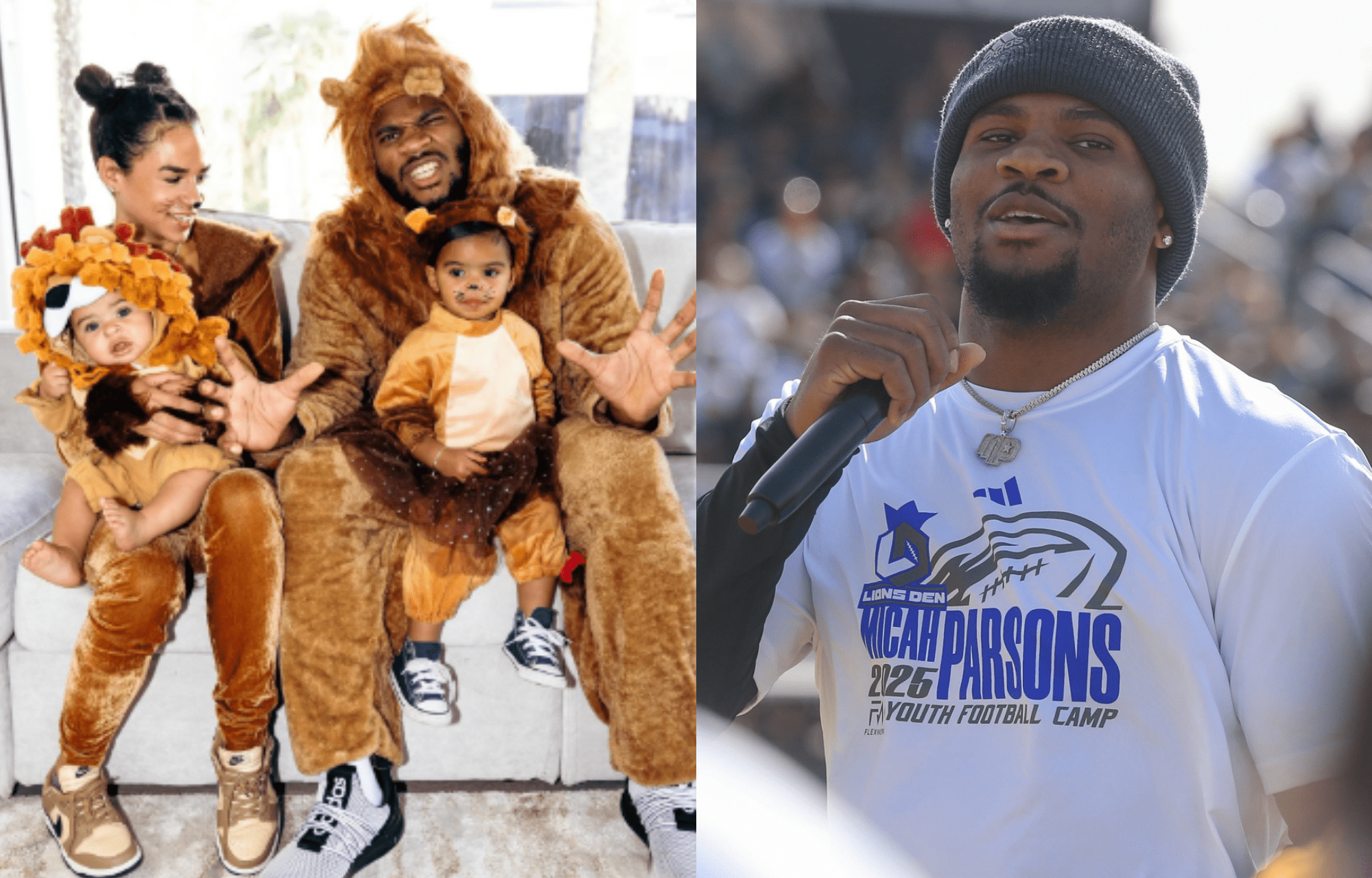 Micah Parsons Pens Heatfelt Message While Sharing Pictures Of His Kids ...