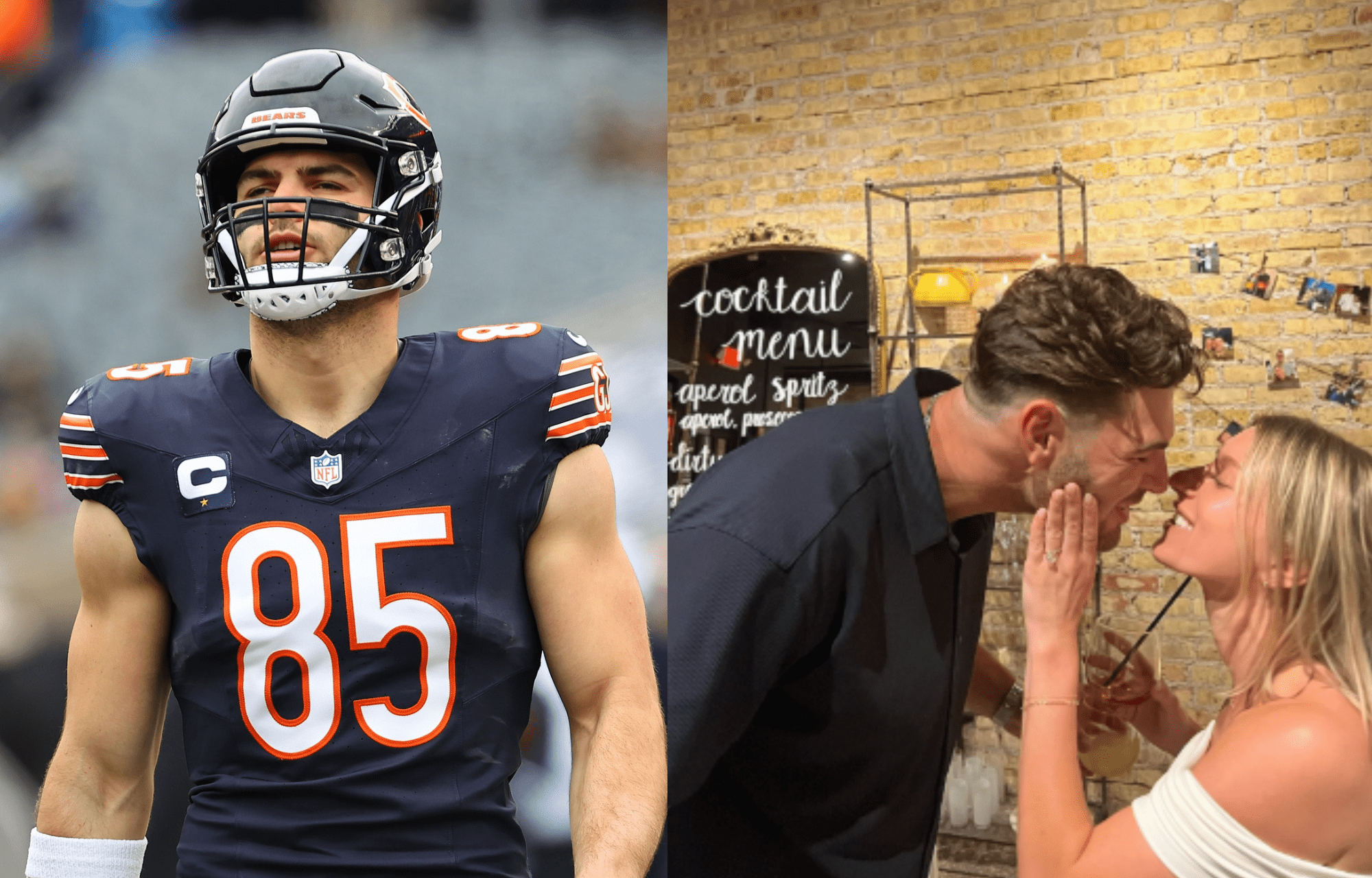 PICS: Cole Kmet Ties The Knot With Longtime GF Emily Jarosz