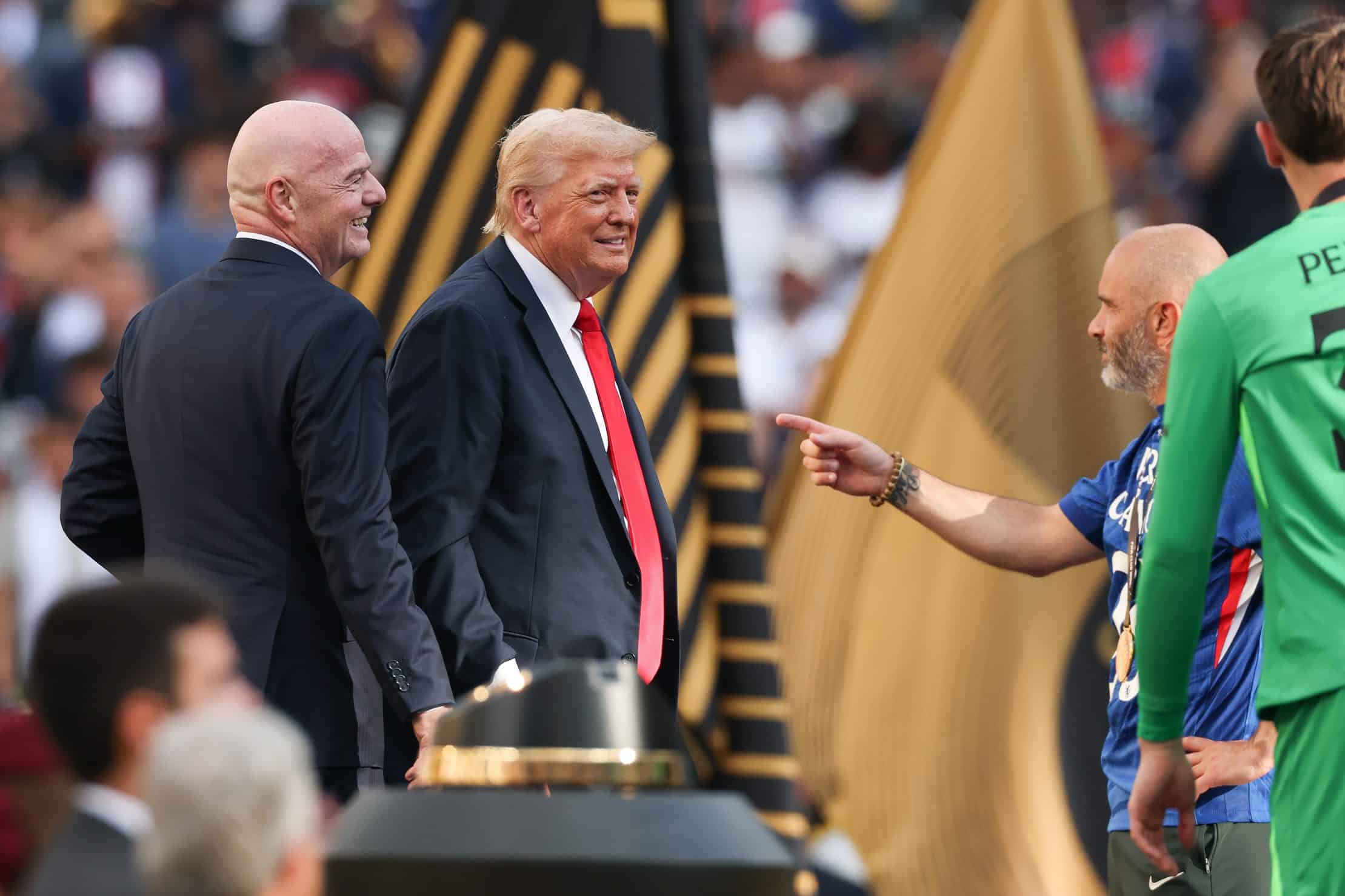 NFL Fans Give Choice Words As Donald Trump Leads Enlistment Ceremony ...