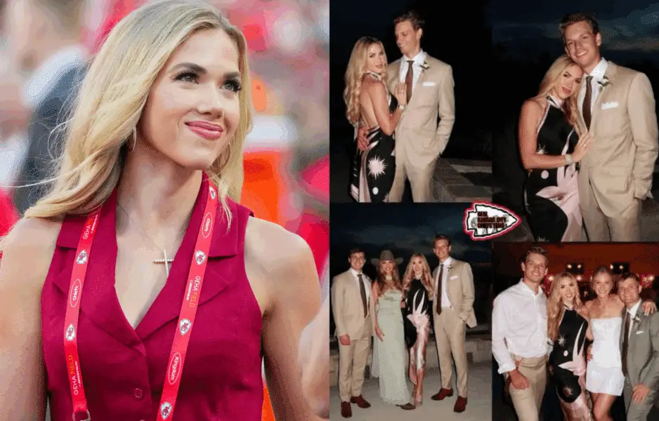 Gracie Hunt Dazzles In Backless Look While Attending Friend’s Wedding With Derek Green