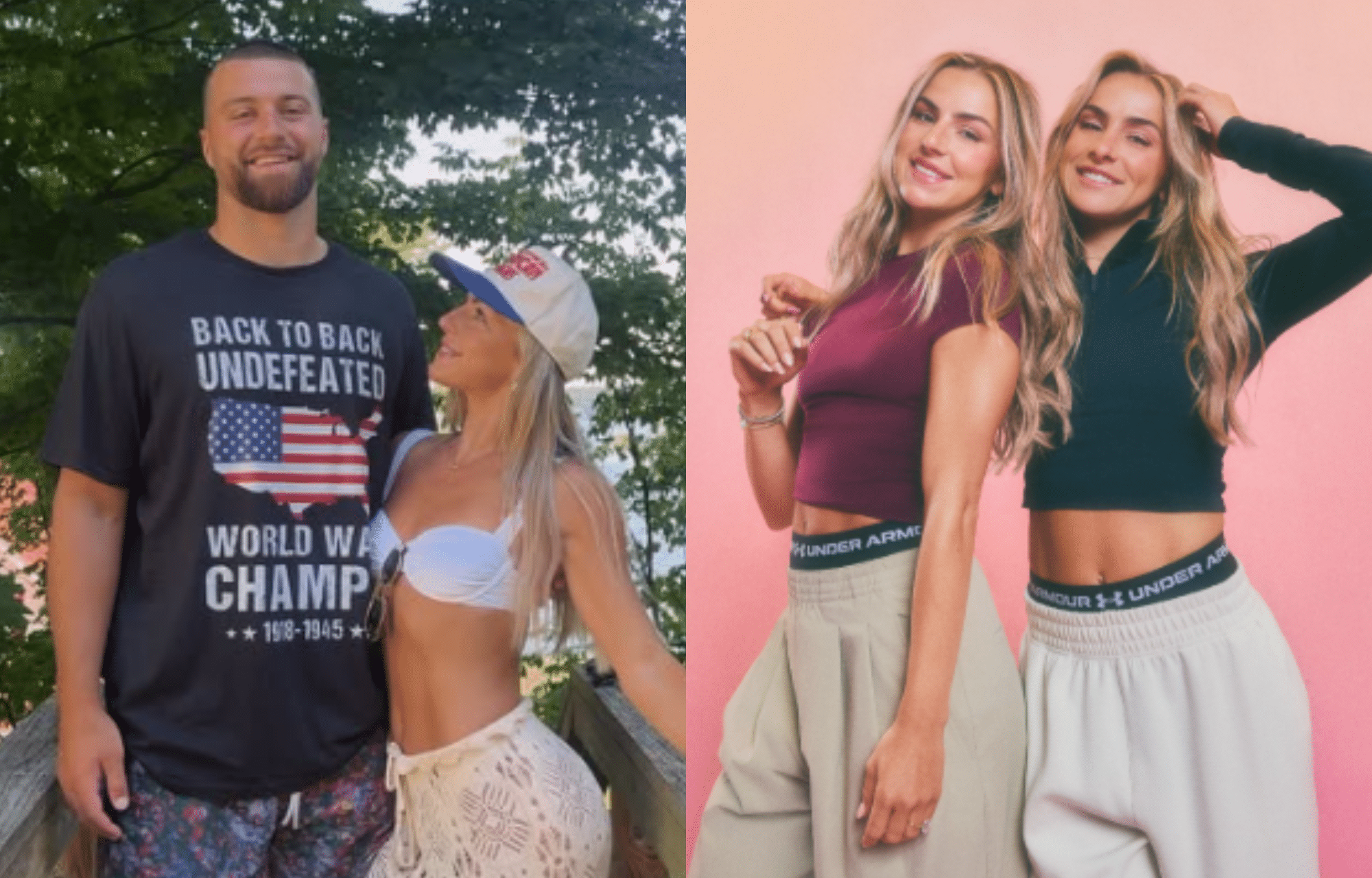 LOOK: Jake Ferguson’s Fiancée Haley Cavinder Joins Sisters In Trendy Fits Pre-Bears Game
