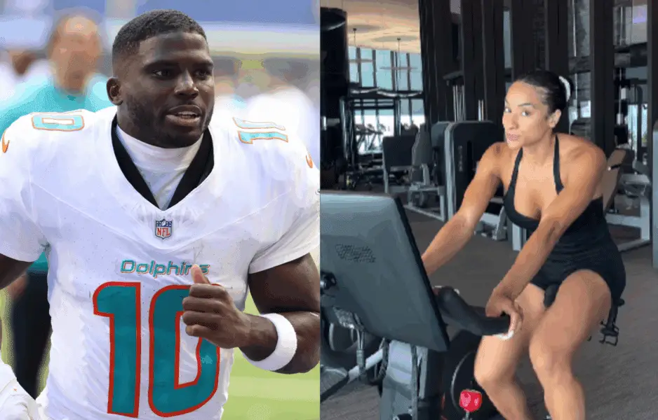 LOOK: Tyreek Hill’s Wife Keeta Vaccaro Shows Off Bold Black Gym Style