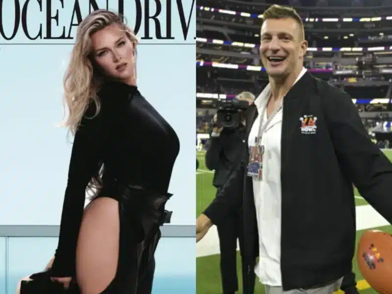 “Gronk’s Luckiest Catch Ever”: Rob Gronkowski’s Girlfriend Camille Kostek Stuns In Ocean Drive ...