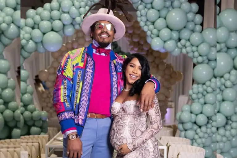 Cam Newton And Jasmin Brown Celebrate Arrival Of Baby No. 9 In Blended ...