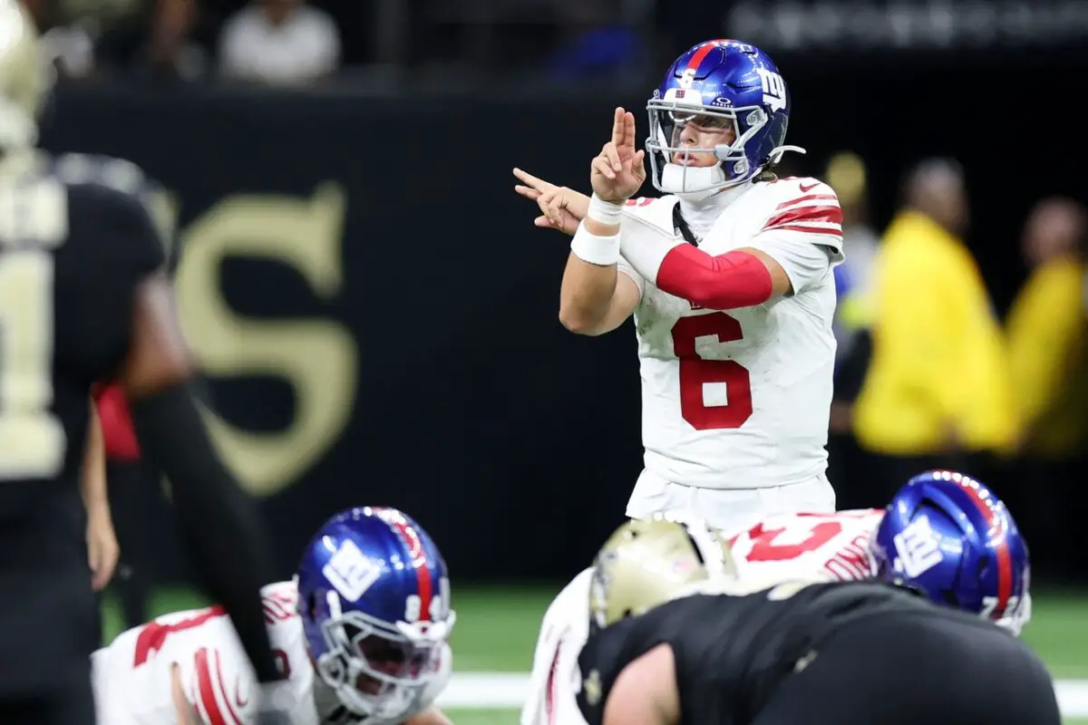 LOOK: Jaxson Dart’s Mom Kara Explodes In Celebration As Giants Star ...