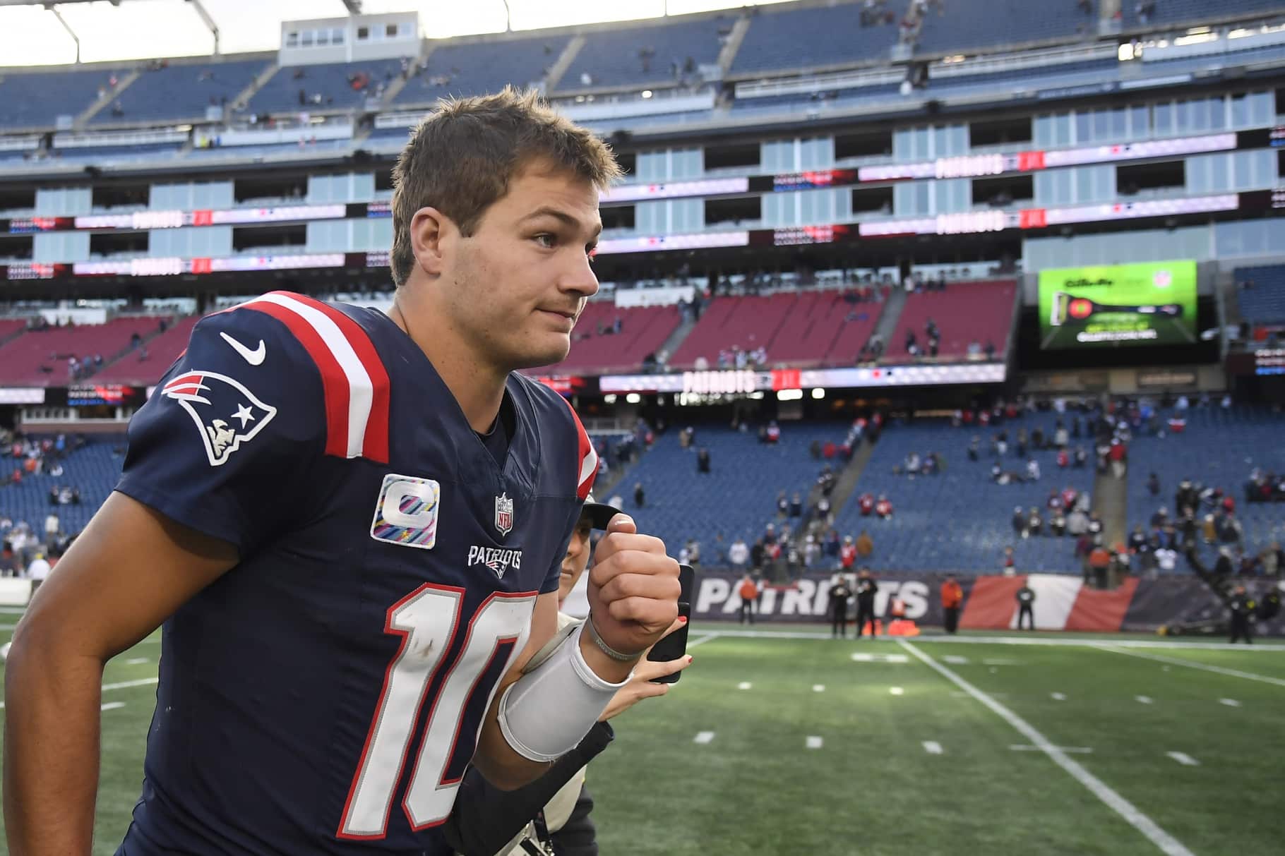 Drake Maye’s Wife Ann Michael Flaunts Her Look While Supporting Patriots Star In Week 8 Showdown