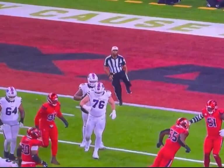 NFL Ref Adrian Hill CARTED OFF After Bizarre Non-Contact Injury During ...