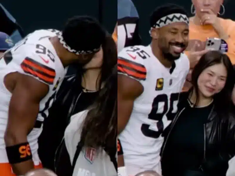 "Bro Eating That Yum Yum Sauce": NFL Fans Lose It As Myles Garrett And ...