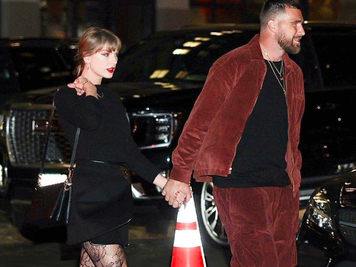 LOOK: Taylor Swift Turns Heads As Travis Kelce’s Fiancée At Selena Gomez Wedding Photo Sparks ...