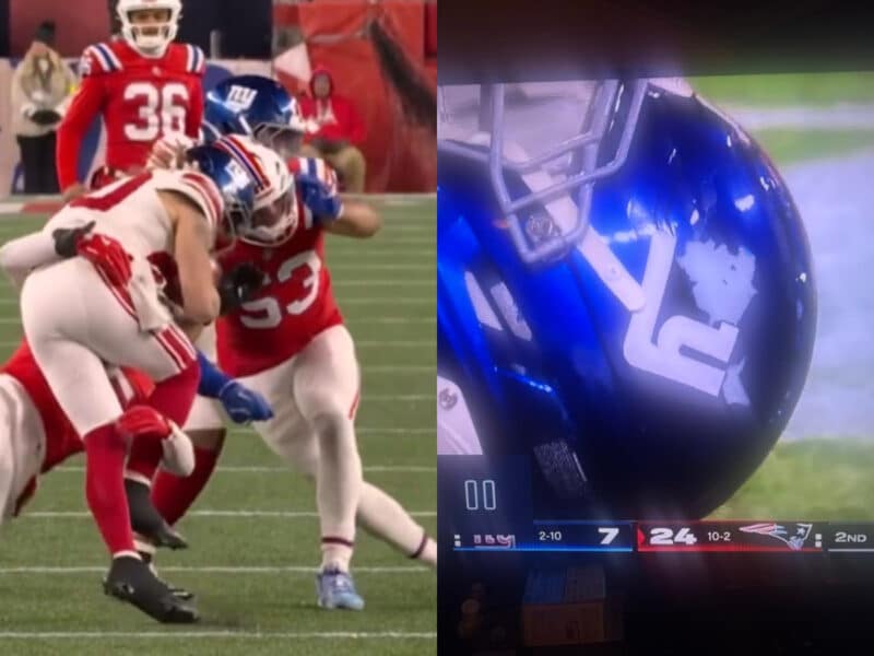 "Not A Dirty Hit Though": NFL Fans Start "Vicious" Debate After Giants ...