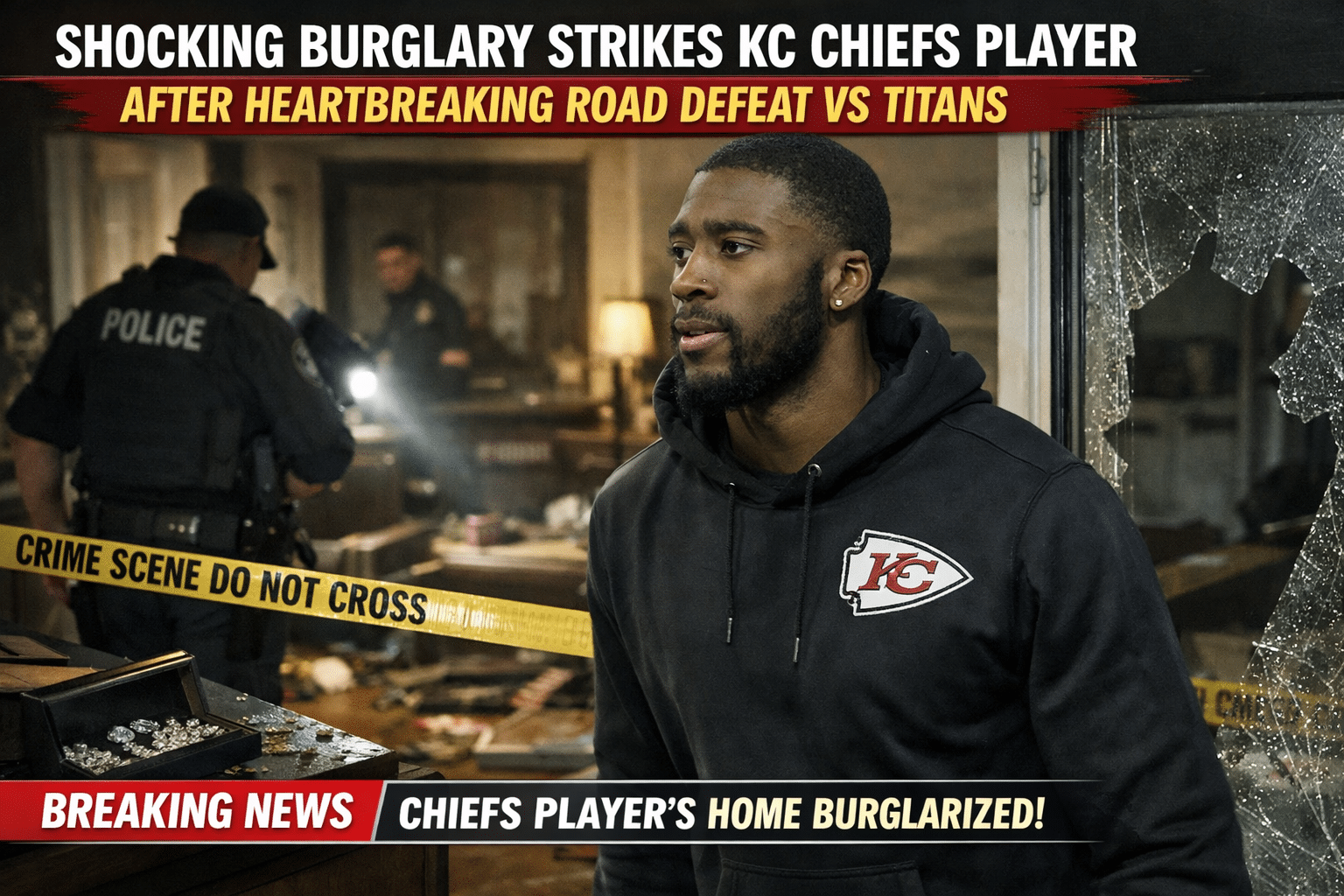 Shocking Burglary Strikes KC Chiefs Player After Heartbreaking Road ...