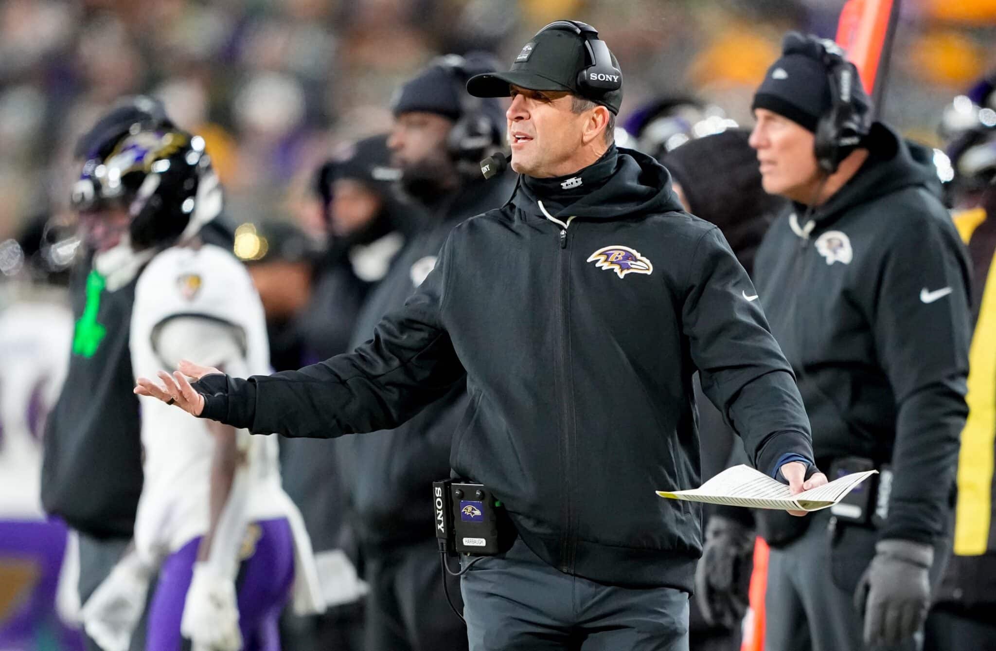 Jim Harbaugh Reaction To John Harbaugh Ravens Firing