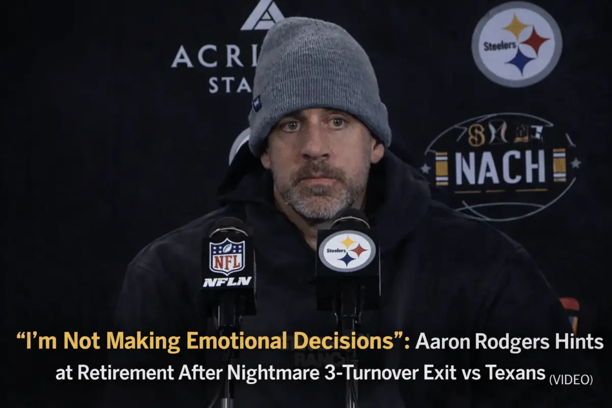 "Retiring": NFL Insider Wonders What's Next For Pittsburgh Steelers QB ...