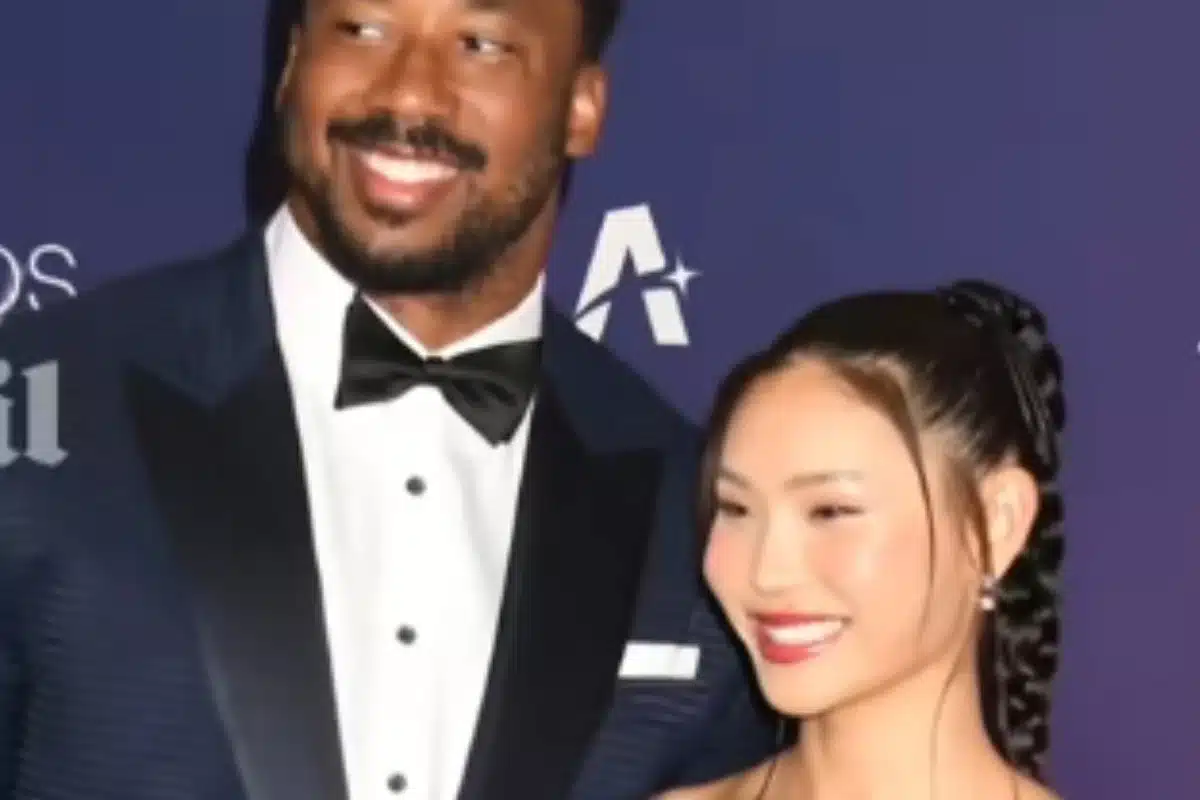 Look: Myles Garrett Can't Stop Smiling Over Chloe Kim's Adorable Sack ...