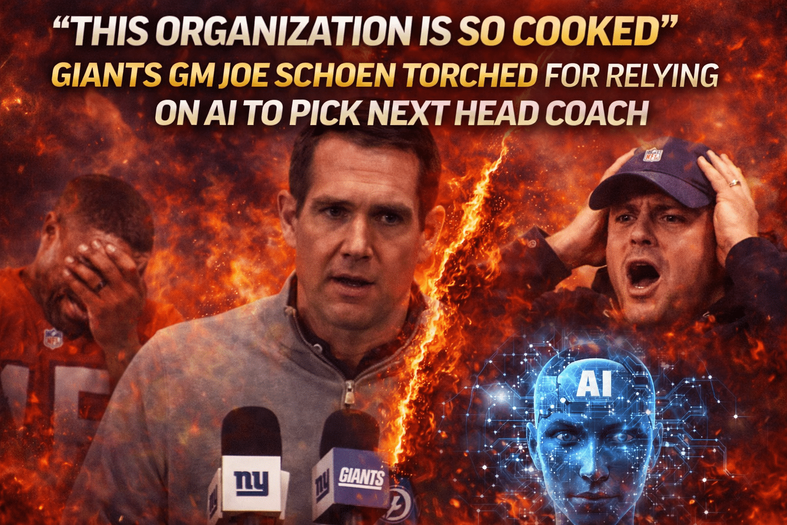 “This Organization Is So Cooked”: NFL Fans Torch Giants GM Joe Schoen ...