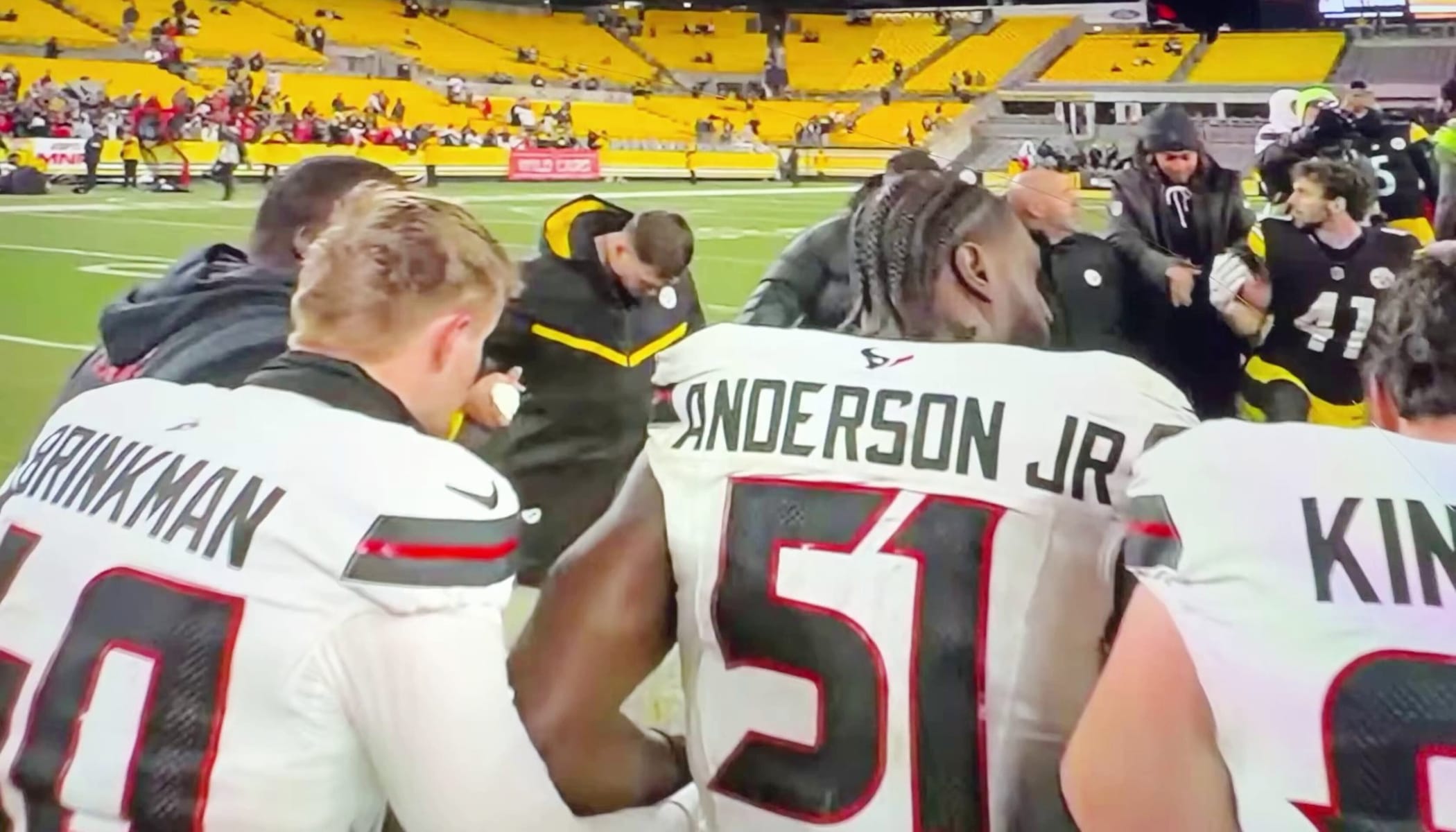 Steelers And Texans Players Unite In Powerful Prayer Led By CJ Stroud ...