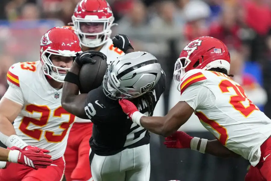 "If The Team Can Improve Its Offensive Line": PFF Thinks Las Vegas ...