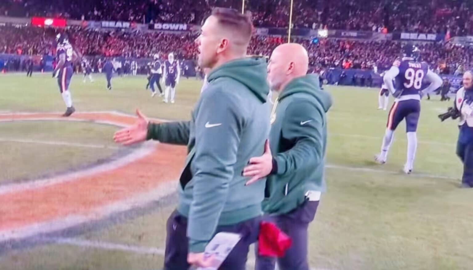 New Footage Reveals Ben Johnson-Matt LaFleur Handshake Even More Epic ...